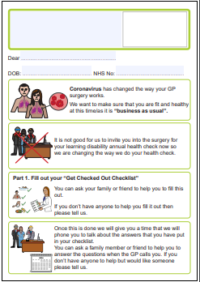 Service User, Family and Carer Information - Learning Disability Service